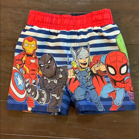 Marvel | Swim | 3 Items 5 Avengers Swim Trunks | Poshmark